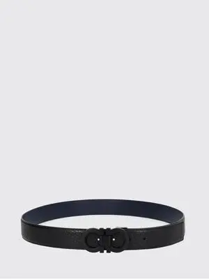 FERRAGAMO Leather Belt - Black