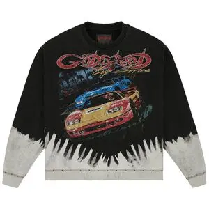 GODSPEED F.t.w Long-sleeve Bleached Wash - Black