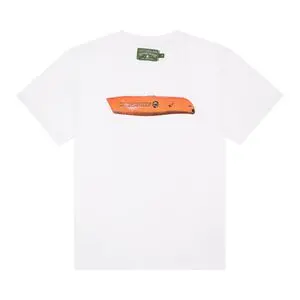 DENIM TEARS Razor Tee - White