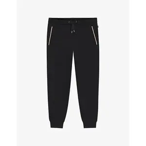 BOSS Drawstring-waist Cotton-jersey Jogging Bottoms