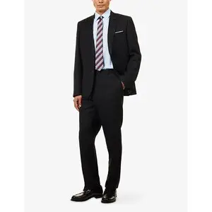 Paul Smith Tailored-fit Long-sleeves Cotton-poplin Shirt