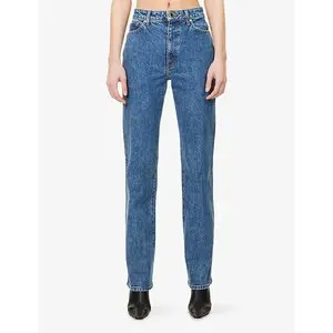Khaite Danielle Straight-leg Denim Jeans