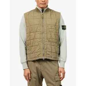 Stone Island Quilted Cotton Vest