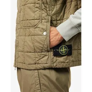 Stone Island Quilted Cotton Vest