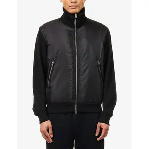TOM FORD Hybrid-knit Padded Shell Jacket - Black