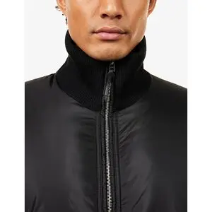 TOM FORD Hybrid-knit Padded Shell Jacket - Black