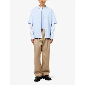 Simkhai Kent Pleated Cotton Trousers
