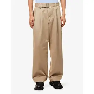 Simkhai Kent Pleated Cotton Trousers