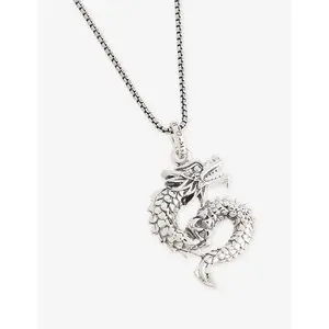 THOMAS SABO Blackened Dragon Sterling-silver Necklace