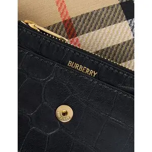 Burberry Cotswolds Foldover Leather Wallet