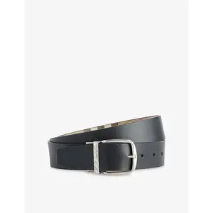 Burberry Check Leather Belt