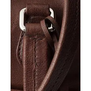 Prada Large Washed Leather Top-handle Bag