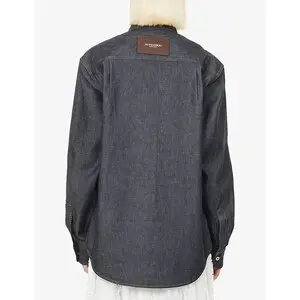 JW Anderson Oversized Denim Shirt With Patch Pockets