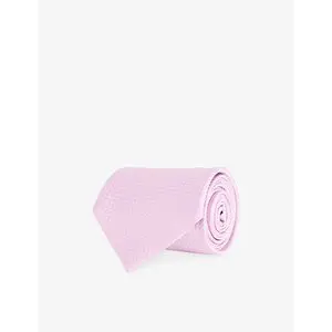 TOM FORD Diamond Woven Silk Neck Tie - Sugar Pink