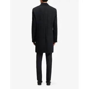 BOSS Single-breasted Wool And Cashmere Coat