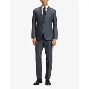 BOSS Single-breasted Notch-lapel Wool Blazer