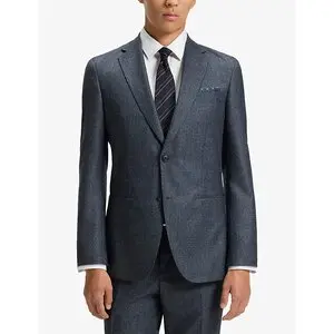 BOSS Single-breasted Notch-lapel Wool Blazer