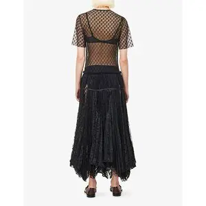 JW Anderson Multi-layer Woven Lace Maxi Dress