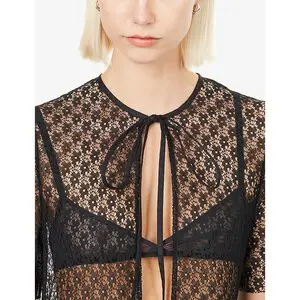 JW Anderson Multi-layer Woven Lace Maxi Dress
