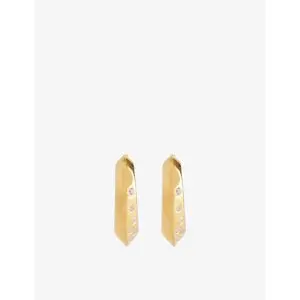 RACHEL JACKSON Mini Imagine -plated Huggie Hoop Earrings - Gold