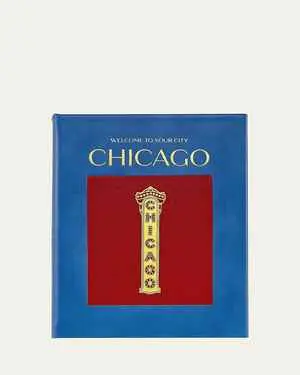 GRAPHIC IMAGE Trope Chicago" Leather-bound Book Sam Landers & Tom Maday - Blue