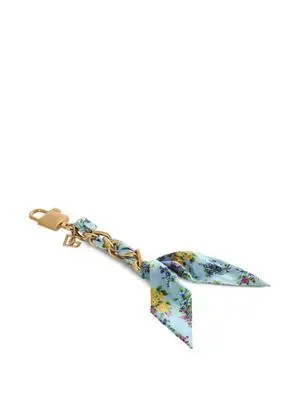 Dolce & Gabbana Floral-print Chain Keyring
