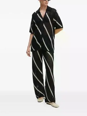 SAMSOE SAMSOE Striped Knitted Trousers