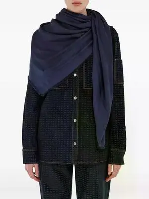 FERRAGAMO Gancini Shawl - Blue