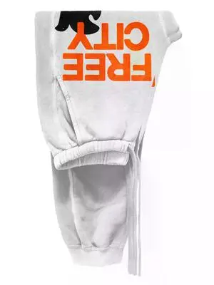 FREECITY Sunfades Drawstring Sweatpants - White