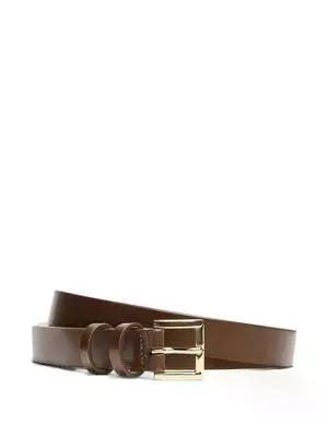 12 STOREEZ Square-buckle Leather Belt