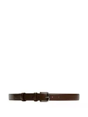 12 STOREEZ Square Buckle Leather Belt