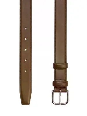 12 STOREEZ Square Buckle Leather Belt
