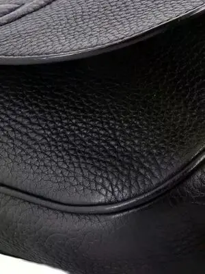 Gucci Soho Chain Leather Medium Crossbody Bag - Black