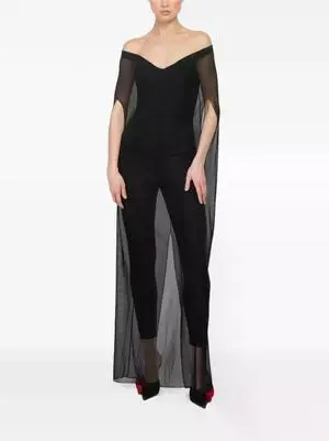 Brandon Maxwell Samira Off-shoulder Jumpsuit