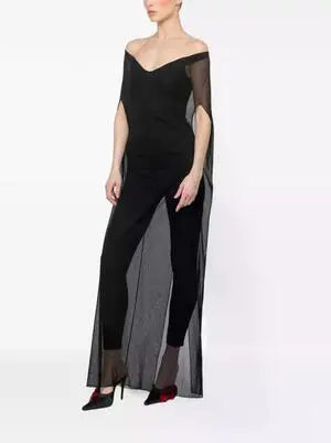 Brandon Maxwell Samira Off-shoulder Jumpsuit