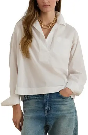 Notch Neck Shirts For Women