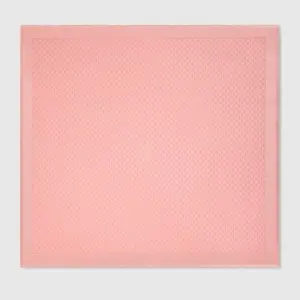 Gucci Gg Silk Wool Shawl Wool - Pink