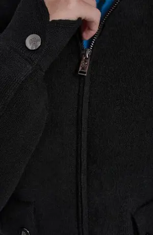 Dkny Collared Zip Cardigan