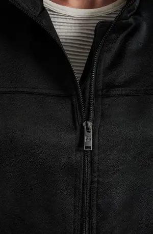 Dkny Bomber Jacket With Ruched Sleeves