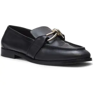 Bottega Veneta Astaire Knot Bit Loafer - Black/silver