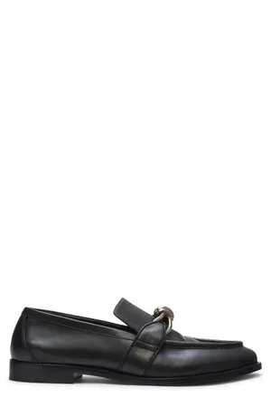 Bottega Veneta Astaire Knot Bit Loafer - Black/silver