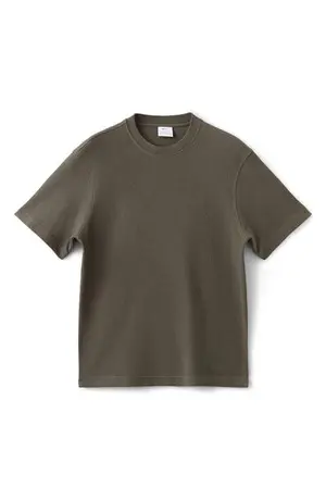 Mango Cotton Fleece Crewneck Top - Medium Brown