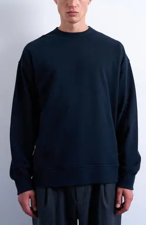 Topman Oversized Cotton Sweatshirt