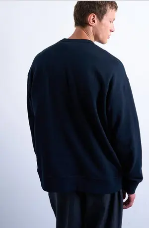 Topman Oversized Cotton Sweatshirt