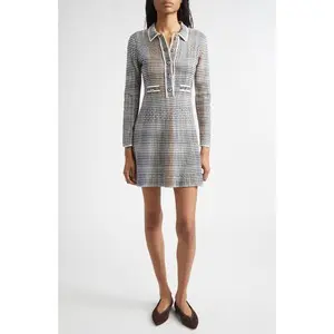 Veronica Beard Lauper Tweed Knit Minidress