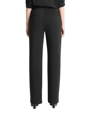 Vince High-rise Wide Leg Trousers - Black
