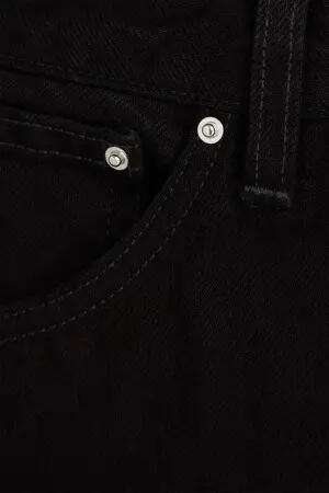 TOTEME High-rise Straight-leg Jeans - Black