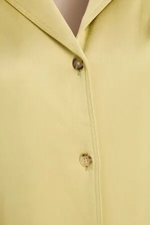 TOTEME Satin-crepe Shirt - Sage Green