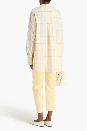TOTEME Checked Cotton-poplin Shirt