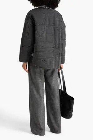 TOTEME Quilted Bamboo And Cotton-blend Jacket